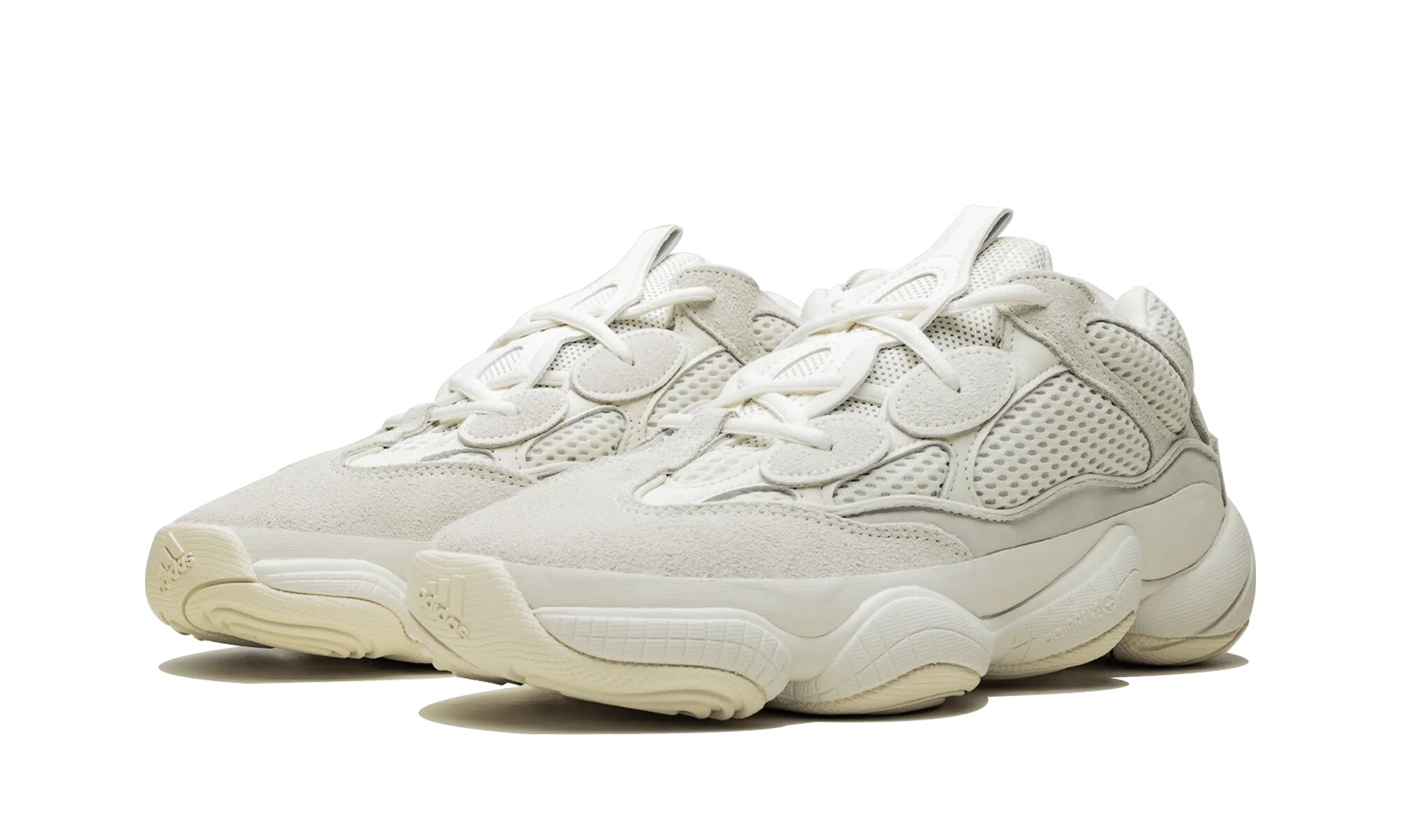 Кроссовки ADIDAS YEEZY BOOST 500 "Bone White", размер 37 RU, bone white — фото 1