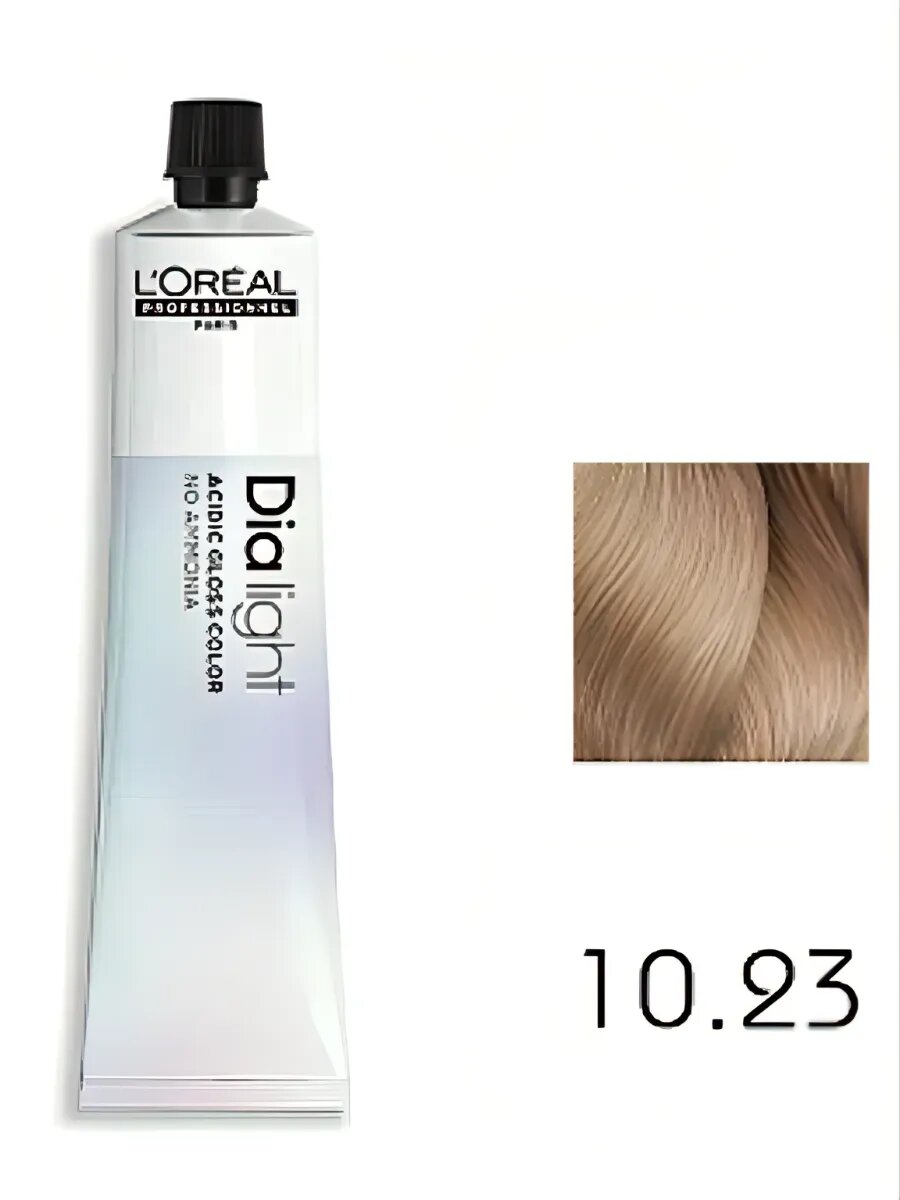 Краска для волос L'Oreal "Professionnel" DIA Light, тон-в-тон, без аммиака, с кислым рН, 10.23