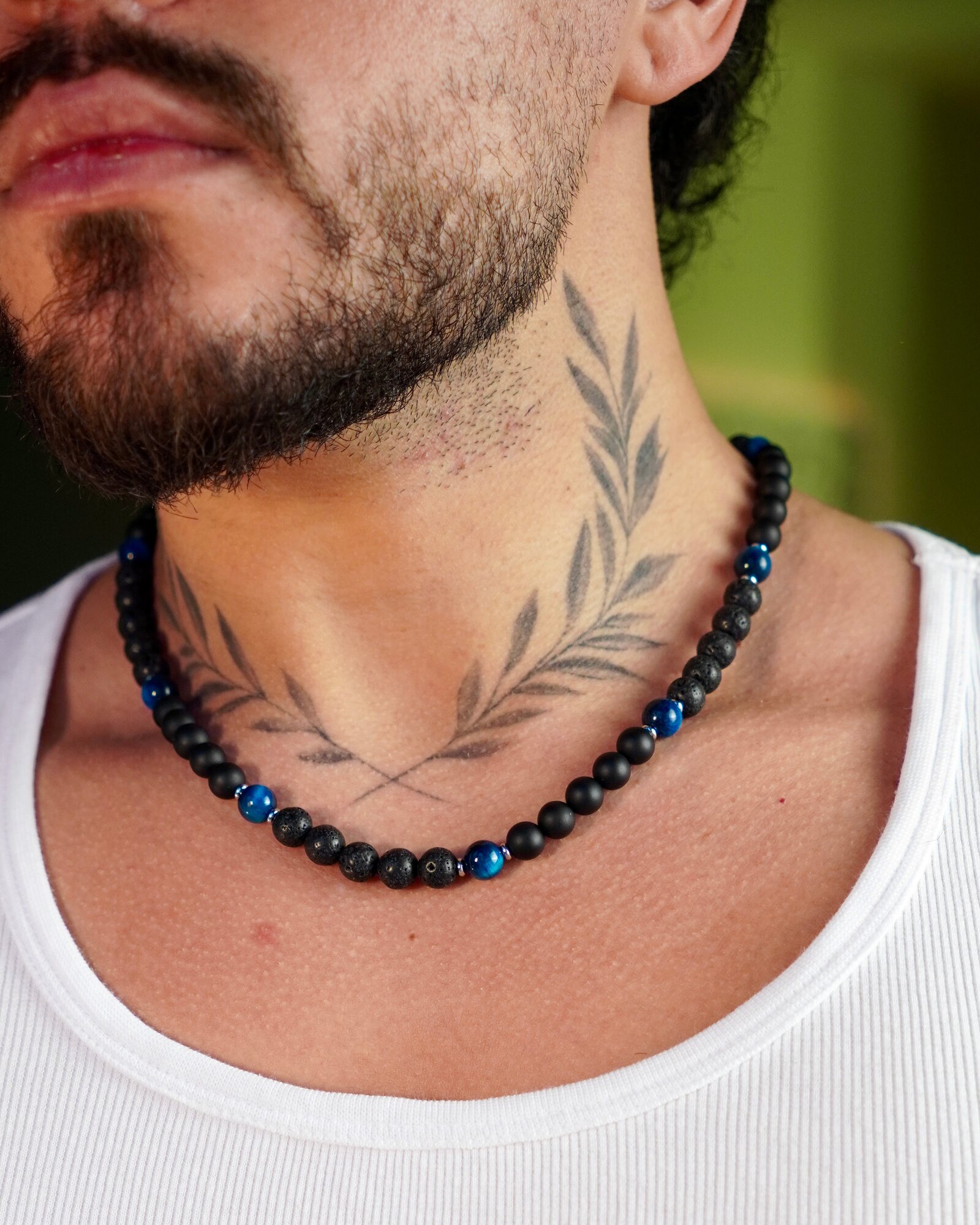 Бусы, тигровый глаз