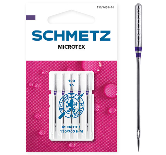 Иглы Schmetz микротекс №100 5шт. 130/705H
