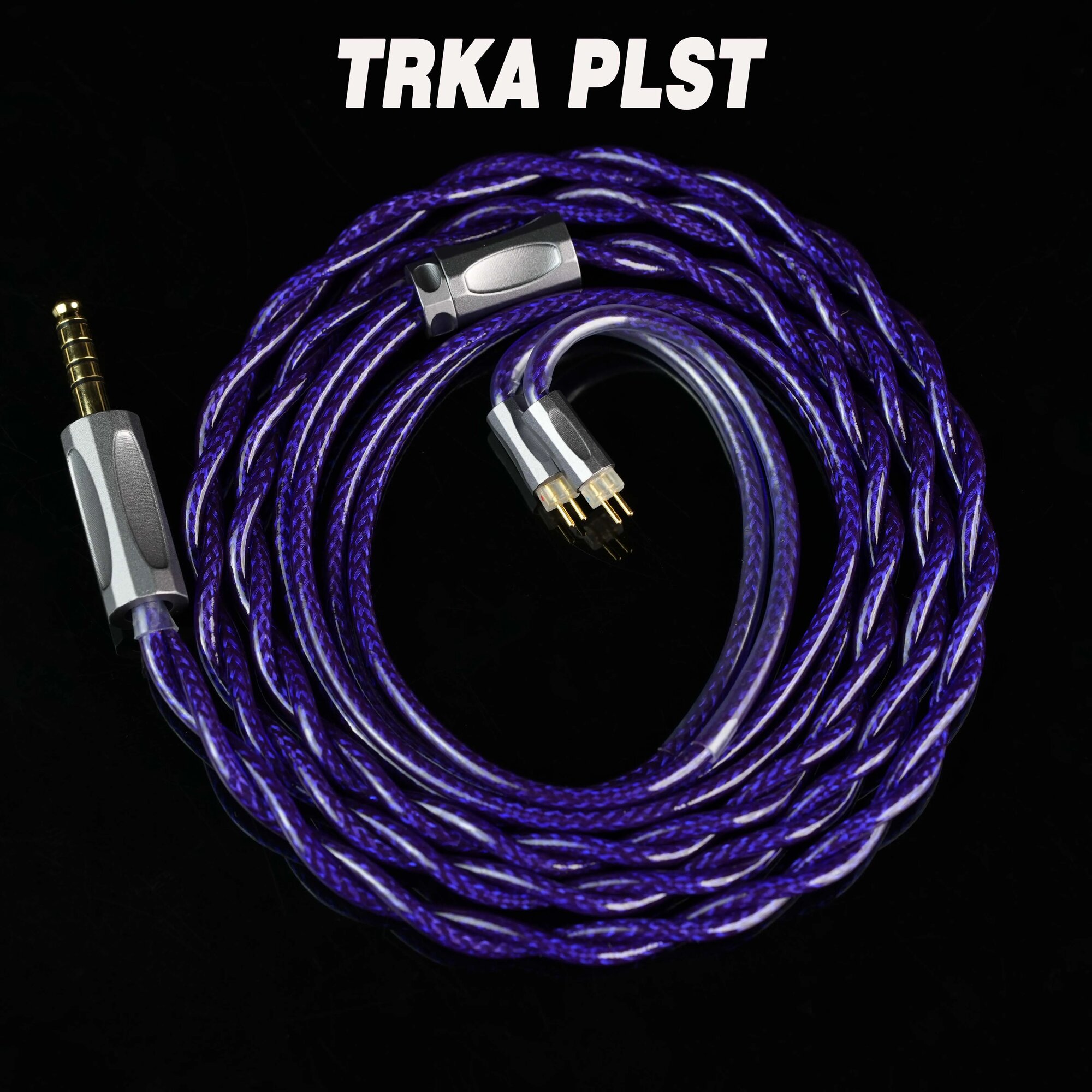 Кабель для наушников TRKAPLST-50 7N OCC посеребренный 4.4mm 2PIN