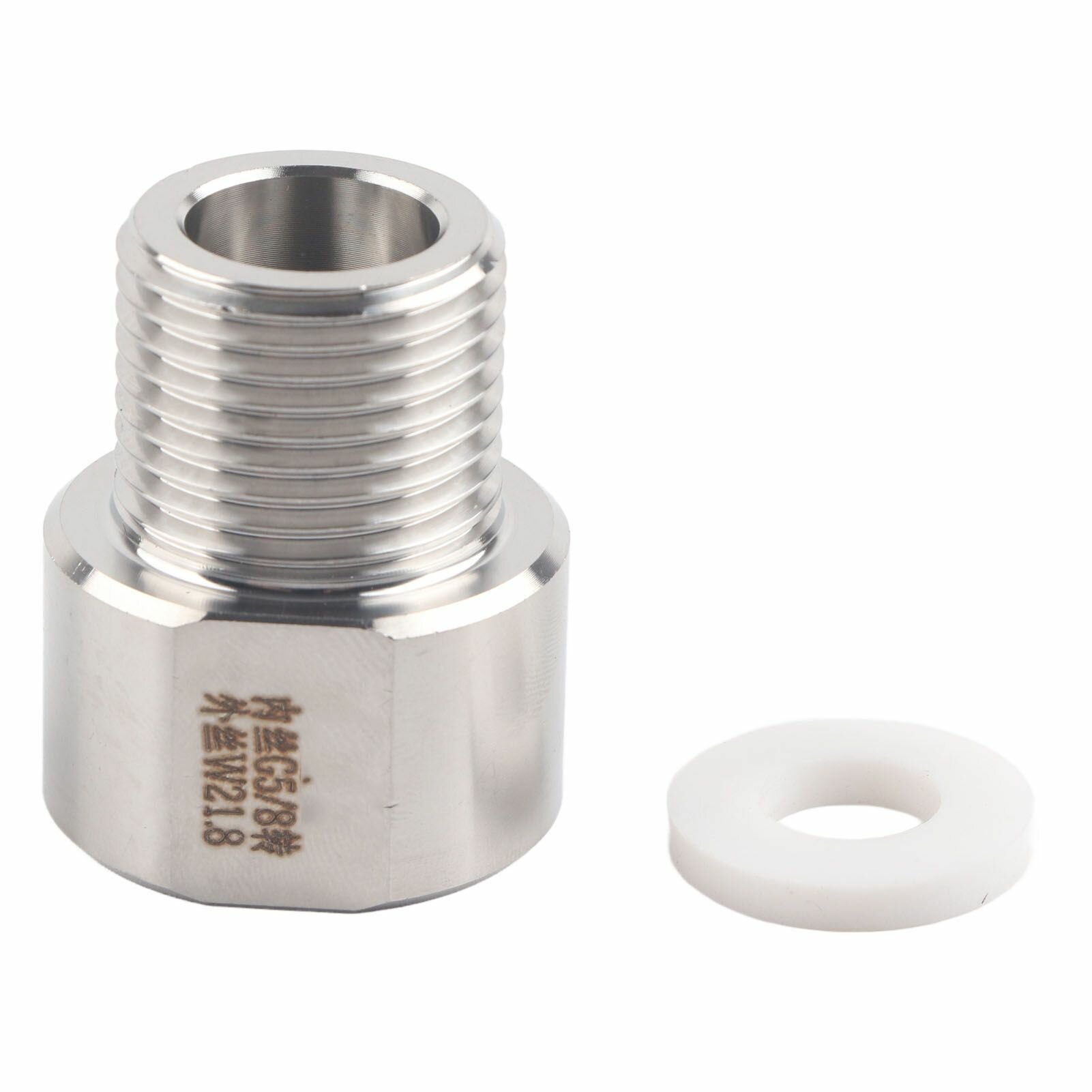 Адаптер-коннектор для регулятора CO2, переходник G5/8 на W21.8 для аквариума, прочный латунный фитинг для легкой установки