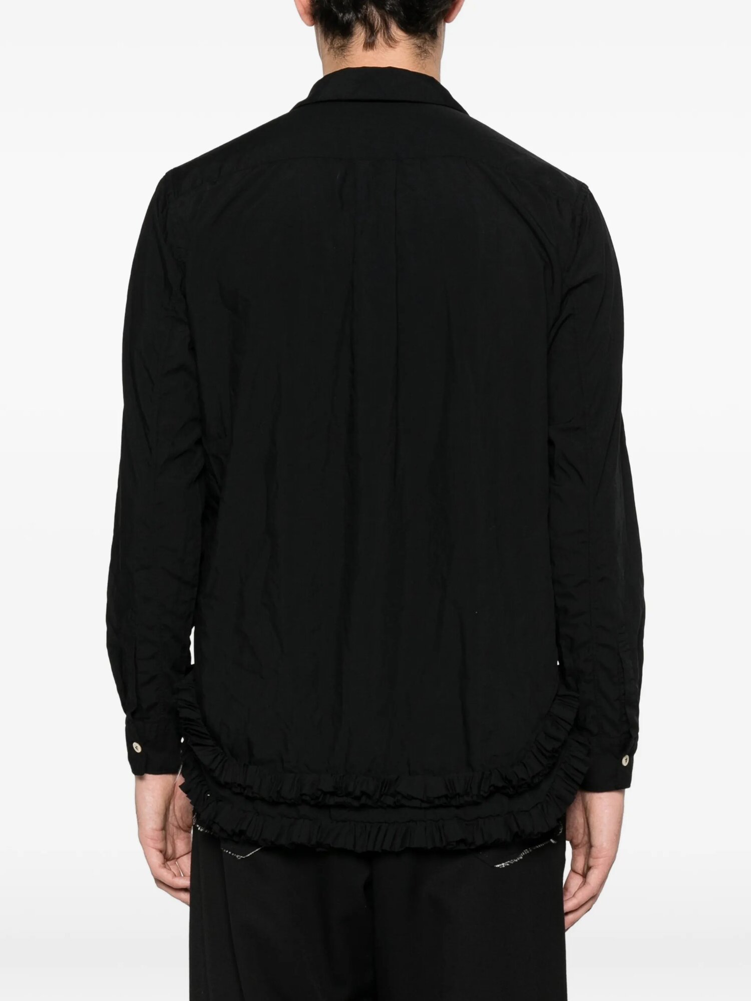 Рубашка BLACK COMME des GARCONS, размер M, черный — фото 1