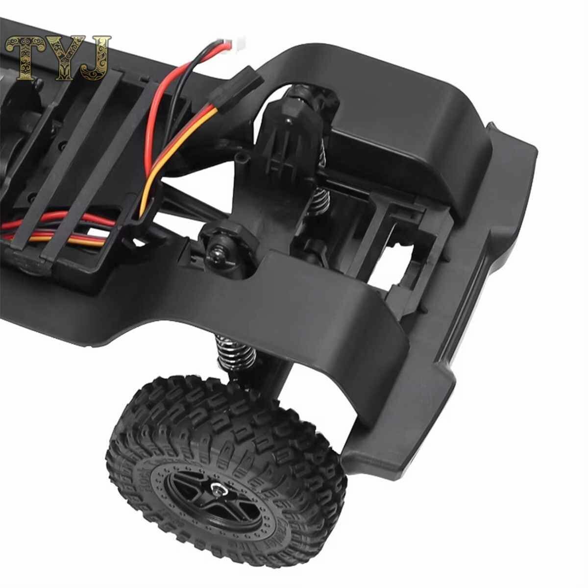 155 мм колесная база собранная рама шасси для TRX4M 1/18 AX-8560 Игрушки и игры (черный)