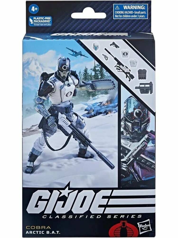 Фигурки Hasbro 6 Inch G.I. Joe Classified Series Action Figures B.A.T. (Arctic)#69(Солдат Джо)