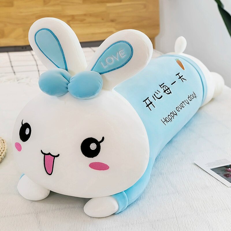 Синий Счастливый Каждый День Плюшевый Подушка-Туфля - Мягкий Милый Игрушка для Девочек, 110 см Подарок на День Рождения