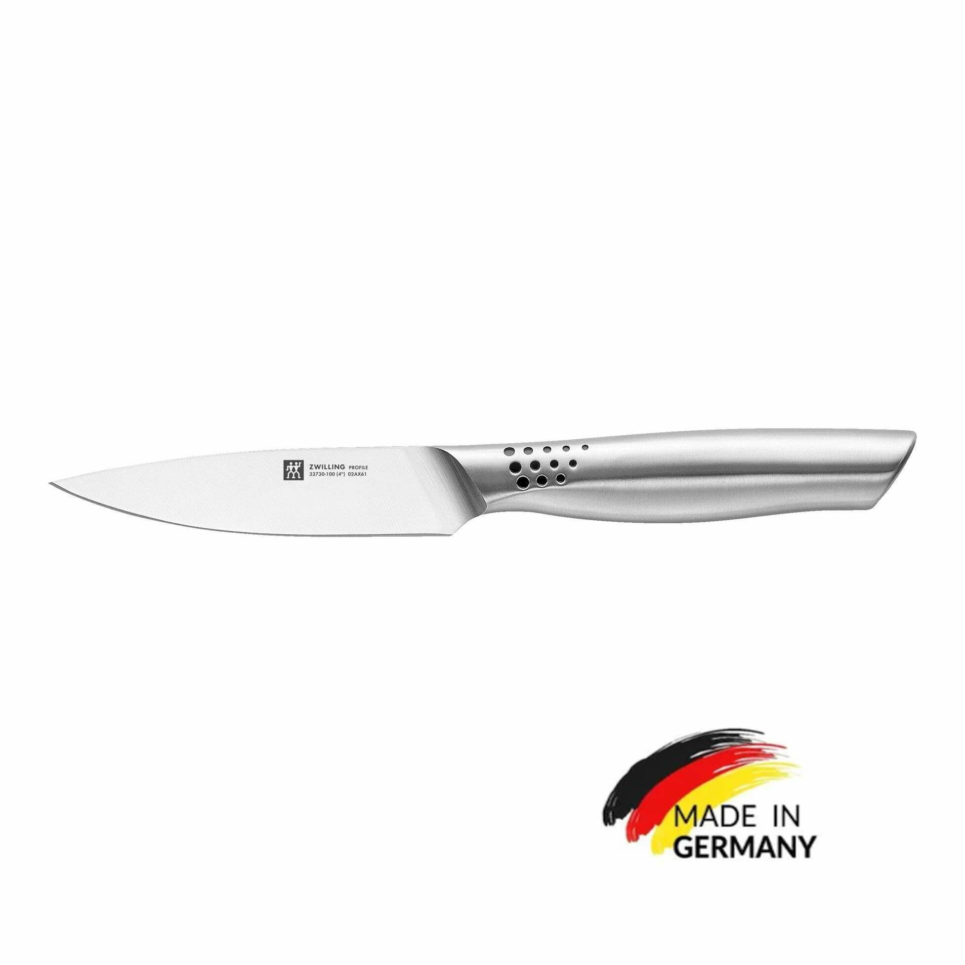 Овощной нож ZWILLING Profile пр-ва Германии, кованный, лезвие 10 см, монолит