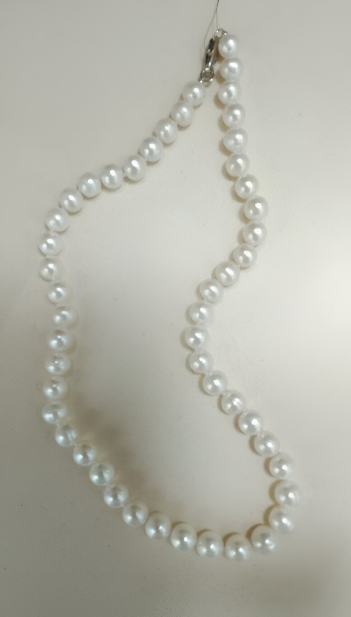 Бусы, жемчуг культивированный