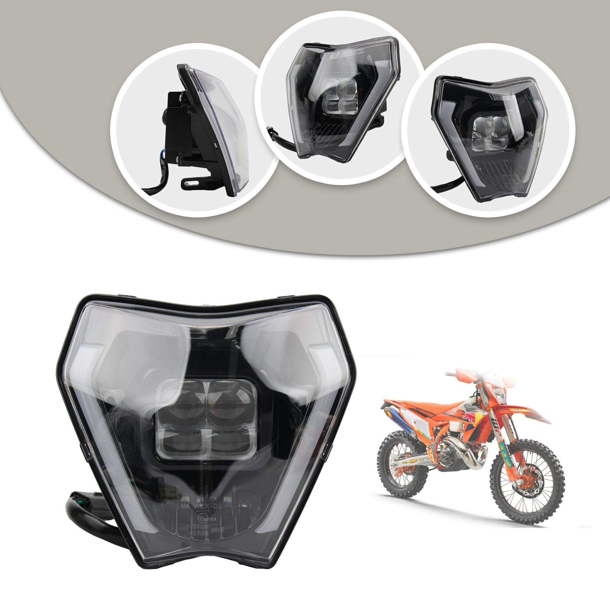 Модификация фары для внедорожного мотоцикла for KTM EXC SXF XCW MX 2024