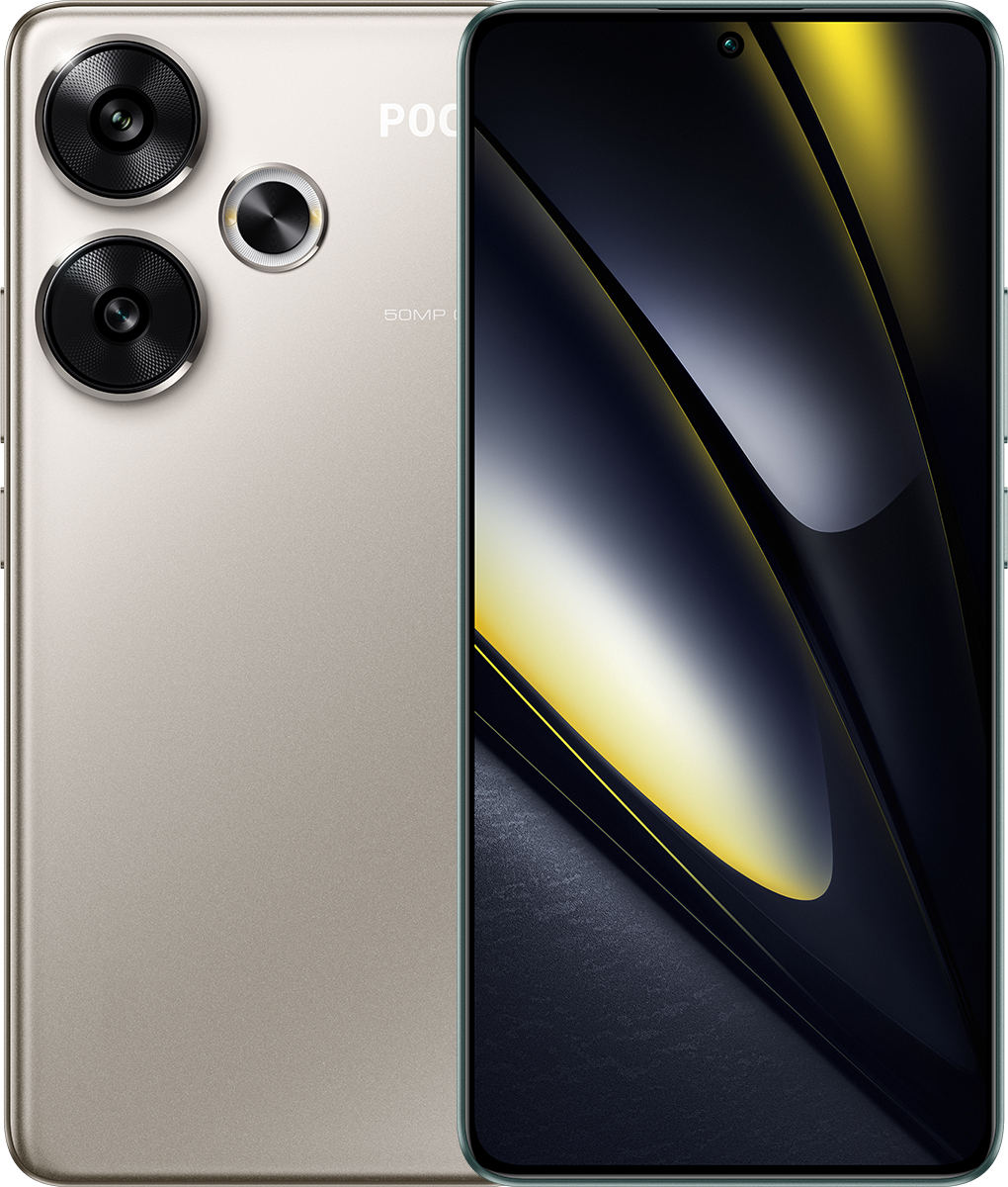 Смартфон Xiaomi Poco F6 8/256 ГБ Global, Dual nano SIM, Золотой