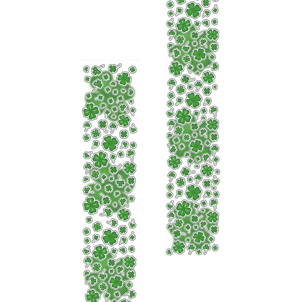 Cartoon Panda Theme Paper Tape Roll 2M Clovers Pattern Decal Sticker для журналирования и скрапбукинга творческий проект