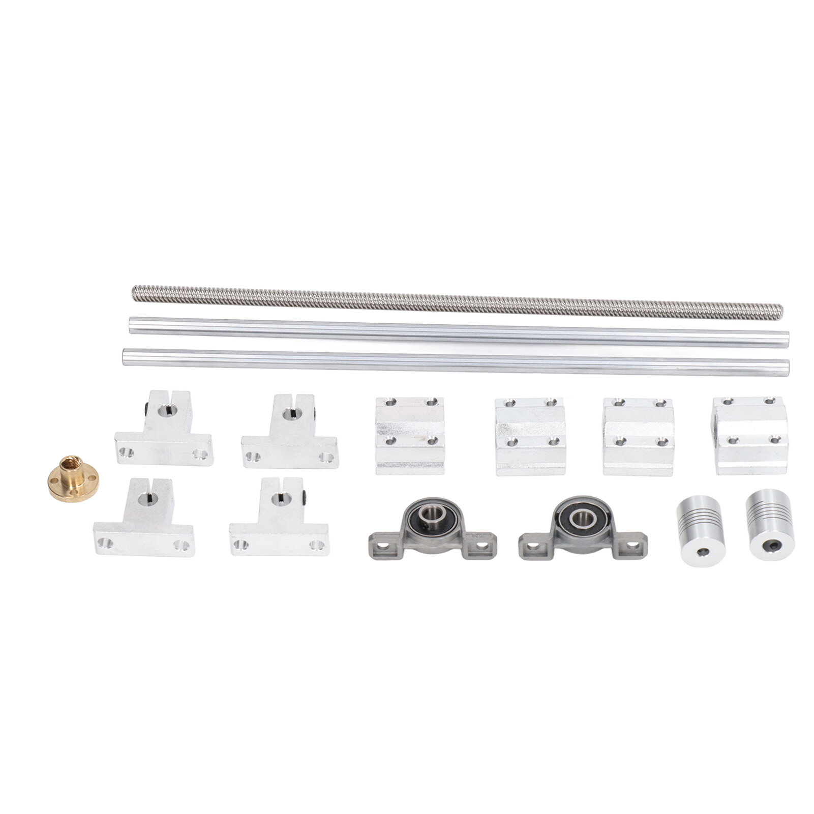 Комплект ходового винта, износостойкие нержавеющие детали для 3D-принтера с оптическими осями, подшипник из цинкового сплава