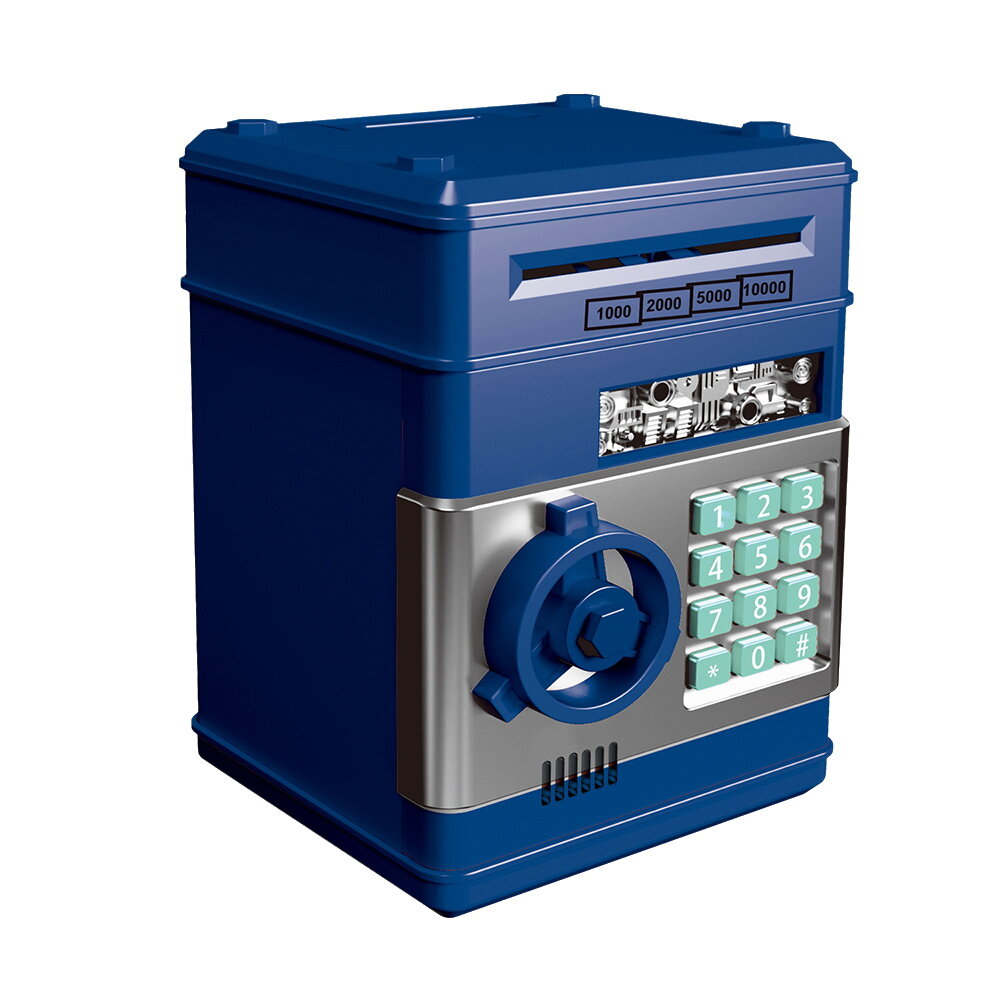 Копилка, электронный мини-банкомат, сейф для сбережений с паролем, наличные монеты, автоматическая прокрутка бумаги для мальчиков и девочек, детский сейф, идеальный подарок на день рождения