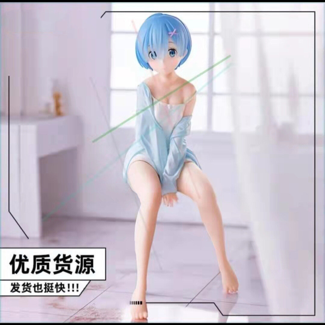Фигурка-украшение Re: Zero -Starting Life in Another World- с кошачьими ушками Рем и Сакурой Рем.