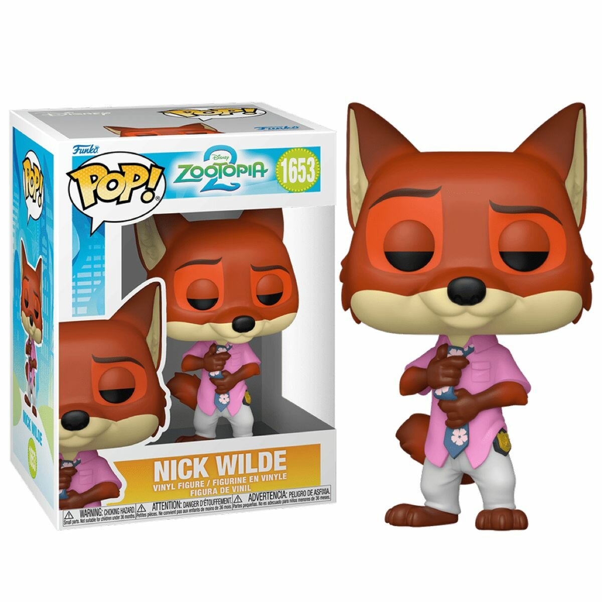 Фигурка Funko POP Nick Wilde из мультфильма Zootopia 2 / Ник Уайлд из Зверополис, Фанко ПОП