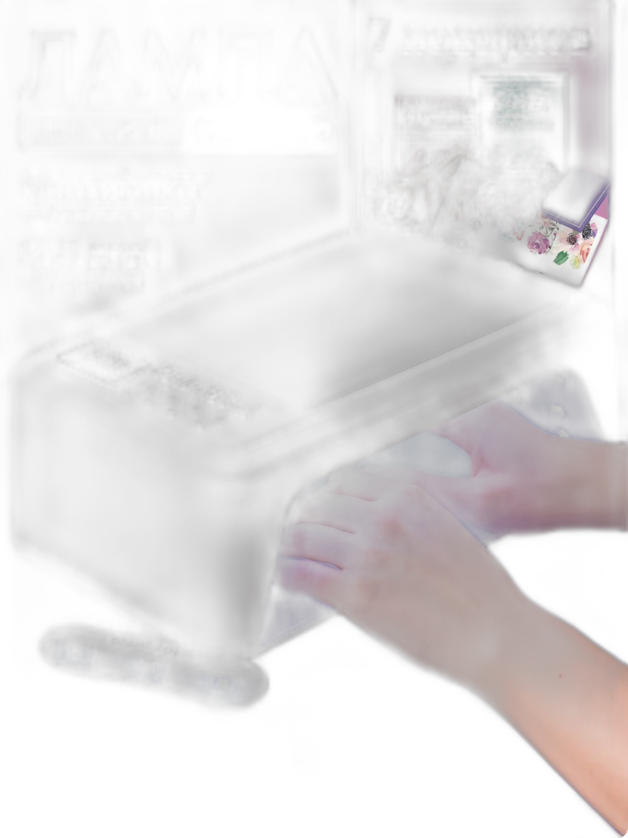 Ультрафиолетовая лампа для ногтей маникюра на 2 руки