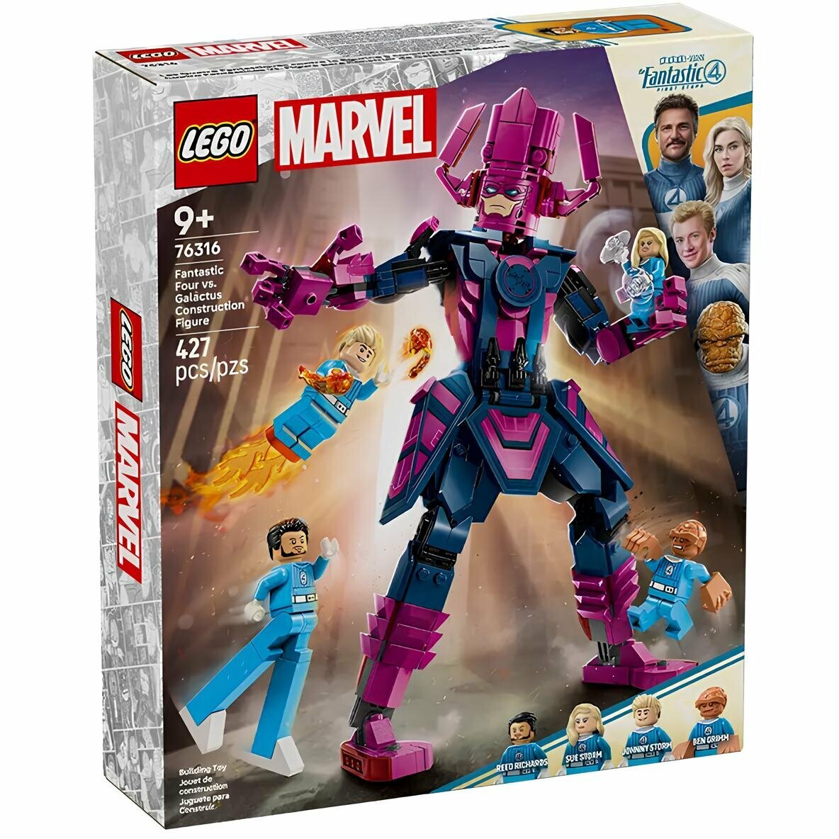 Конструктор LEGO Super Heroes 76316 Фантастическая четверка против Галактуса