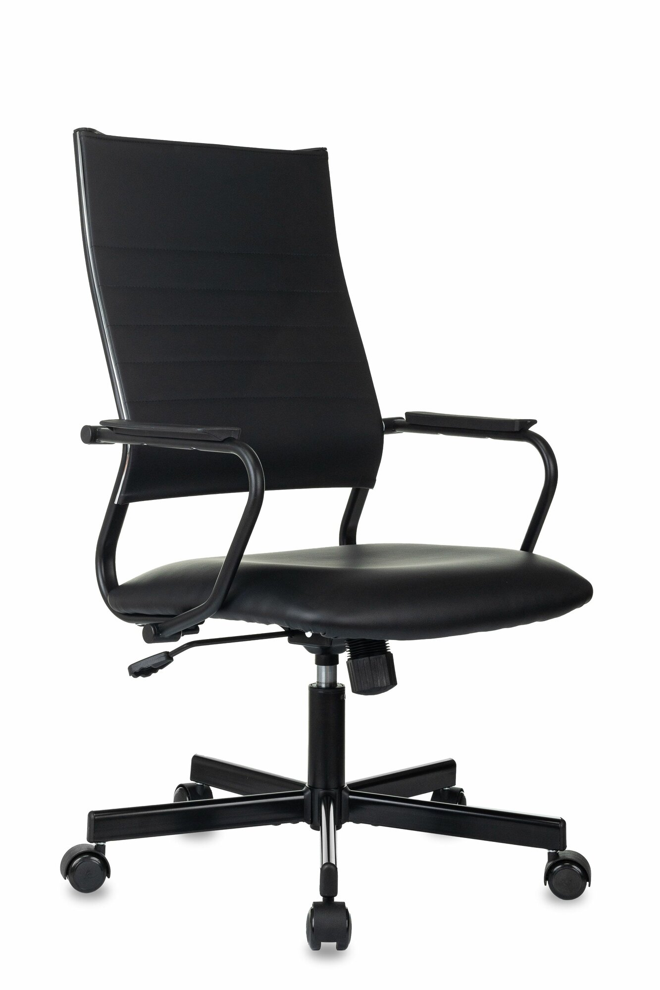 Кресло Бюрократ CH BALANCE черный экокожа