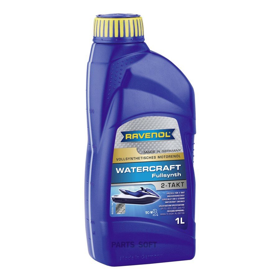 Моторное масло для 2-Такт RAVENOL Watercraft Fullsynth. 2-Takt (1л) от официального дистрибьютора, RAVENOL, артикул 4014835727717