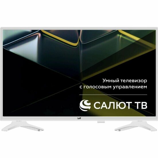 Телевизор Leff 43F691T, Full HD, SMART Салют ТВ, белый