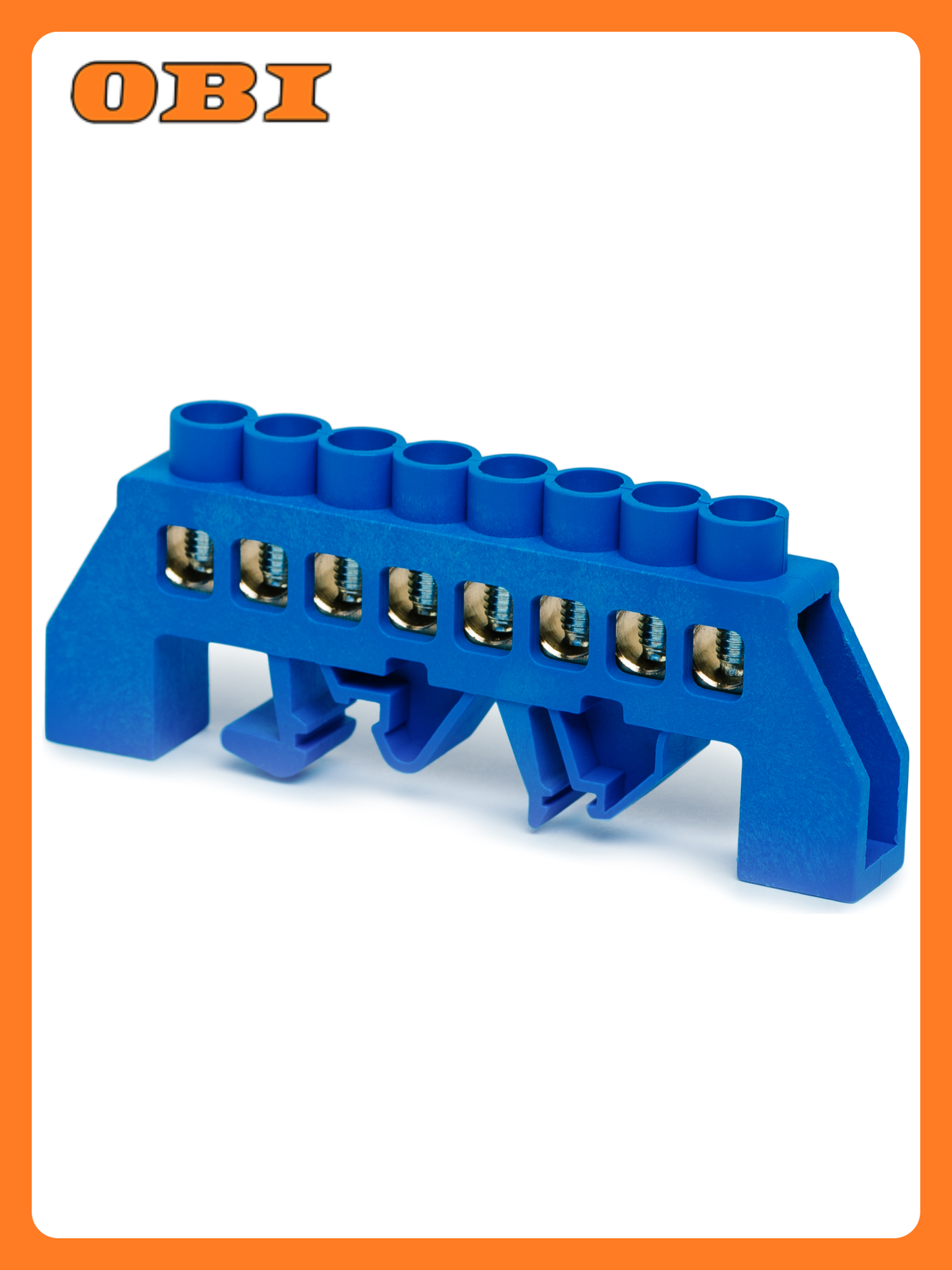 Шина нулевая REXANT на комбинированных изоляторах 8ГР 8X12