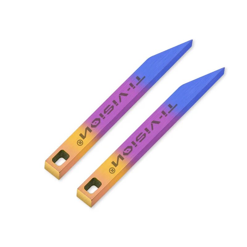 Титановая монтировка, инструмент EDC, 2 шт, сверхмощный мини-брелок, монтировка, мощный миниатюрный портативный многофункциональный инструмент, отвертка, открывалка для бутылок