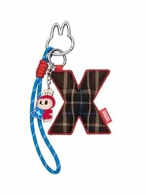 Брелок-игрушка Pop Mart Лабубу Pin For Love Letters буква открытая X