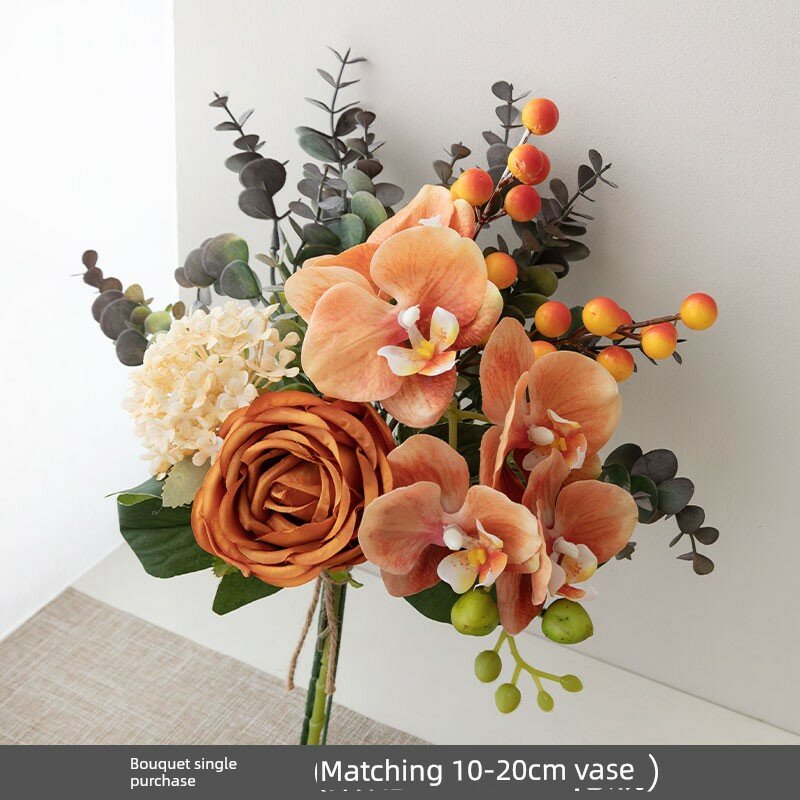 Искусственные цветы в стиле Моранди, свежий скандинавский и японский стиль, элегантные искусственные цветы для