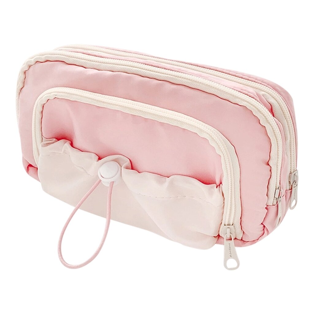 Эстетичные органайзеры для карандашей Пенал большой емкости Многослойная сумка для ручек Школьные принадлежности