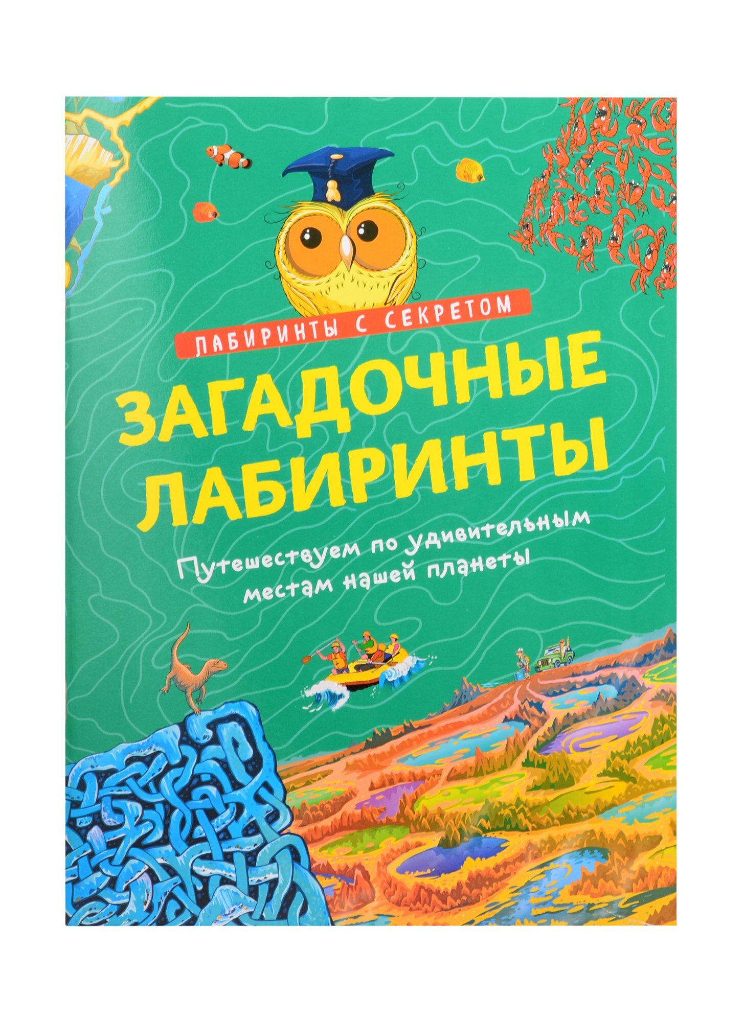 Книга: "Загадочные лабиринты. Путешествуем по удивительным местам" от Романова Т, русский язык, Головоломки. Кроссворды. Загадки