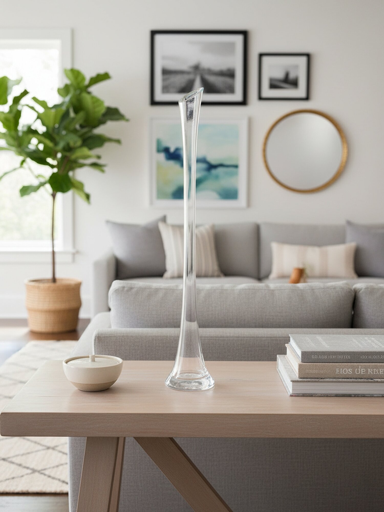 Ваза стекло, настольная, 42 см, Evis, Фристайл-2, 758587 2454