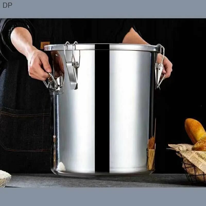 Кадка для засолки, Нержавеющая сталь, 12 л, диаметр 25 см