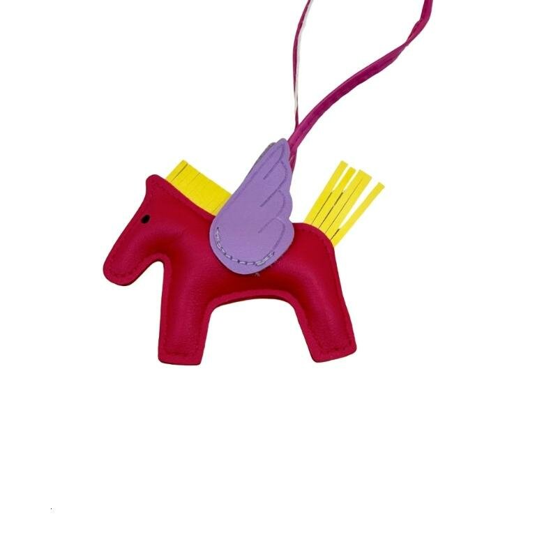 Ангел Пегас, ручная работа, брелок, Розово-красный