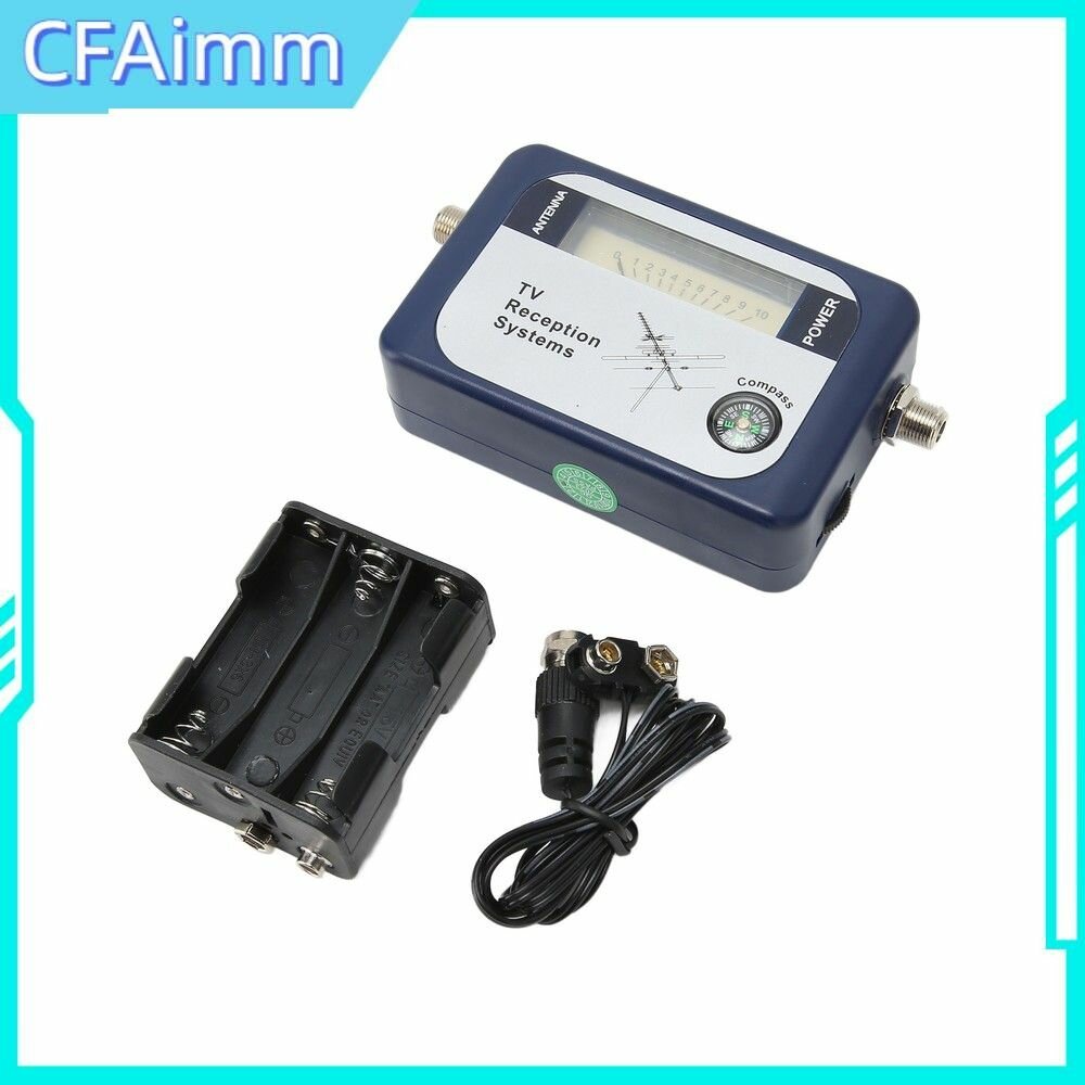 Цифровой спутниковый искатель, 170-860 МГц, ТВ антенна, с компасом