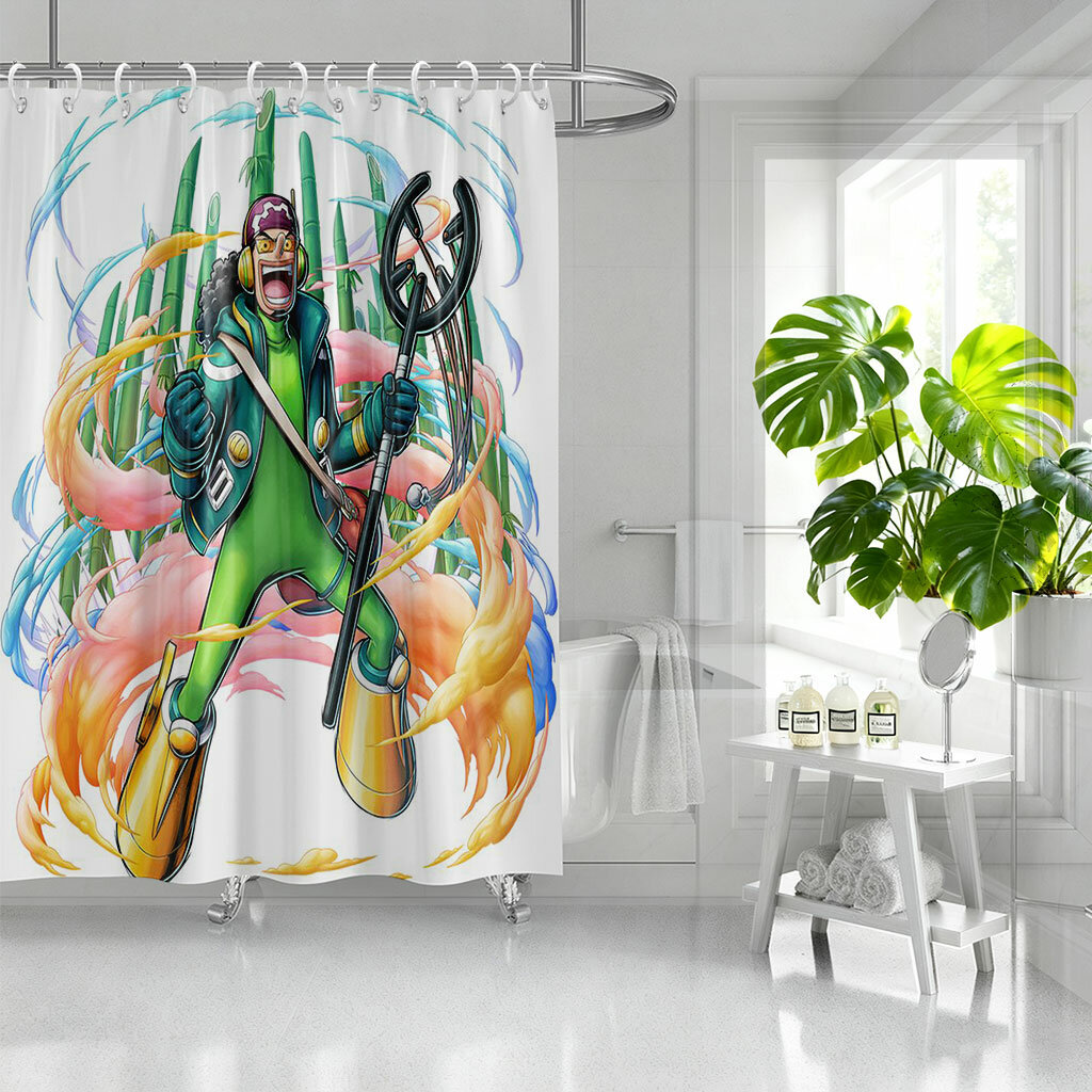 Россия Анимационный принт можно использовать для настройки тканевых занавесок ванной комнаты, высота 180 см, ширина 180 см; Высота 200 см, ширина 200 см, 12 шт, крепкий крюк 529