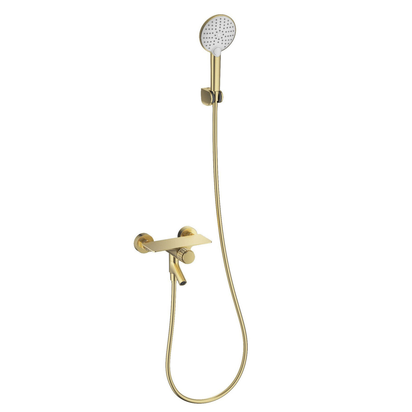 Смеситель для ванны Wonzon & Woghand WW-FE05L221-BG брашированное золото