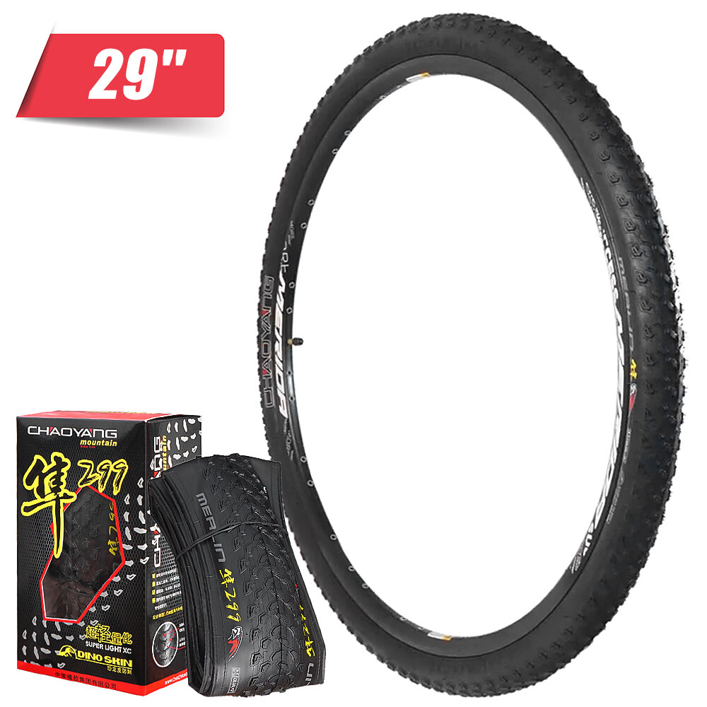 29 x 1.95 Folding Bike Tire Black 120 TPI Puncture Protection Tubeless Ultralight Cycling Vacuum Tyre 40-65 PSI Rubber 299-340 g Mountain Road Bike Tyre