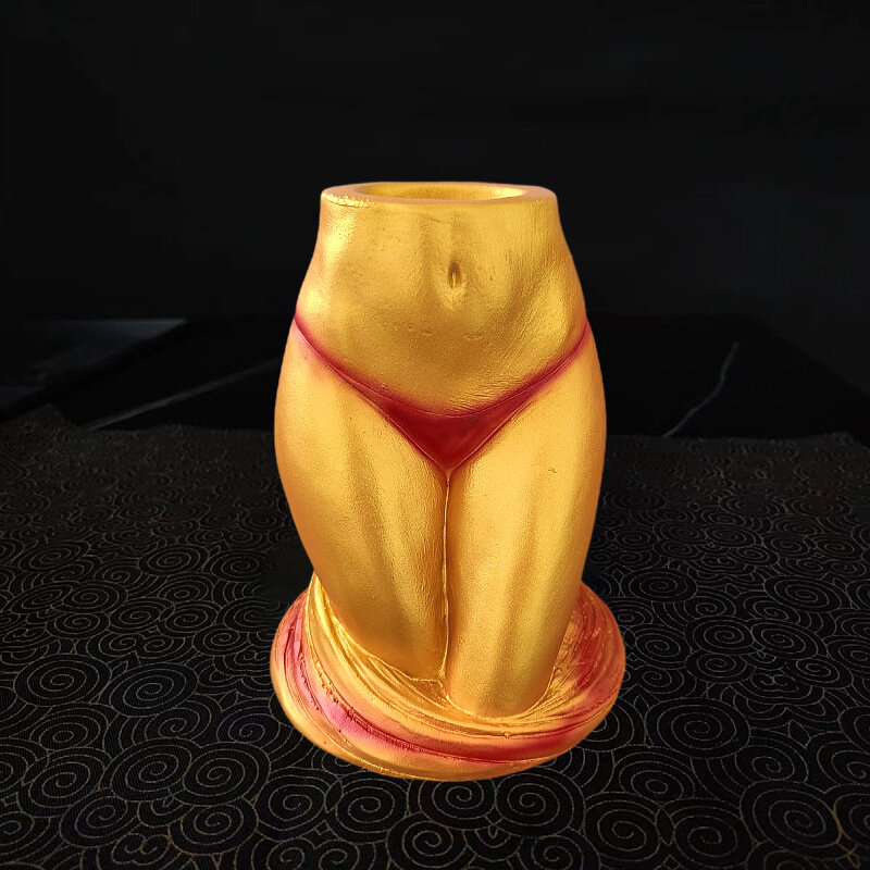 Сексуальная красота цилиндрический настольный орнамент для дома, гостиной, бара, необычная женская статуэтка, модель из смолы