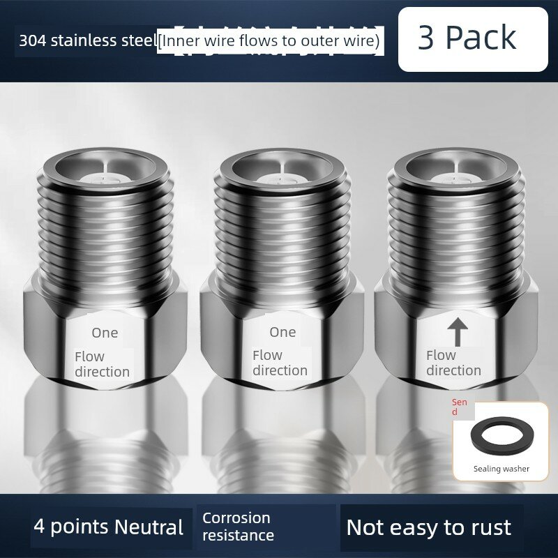 Медный обратный клапан для унитаза, односторонний клапан для водопровода в ванной, универсальный обратный клапан для