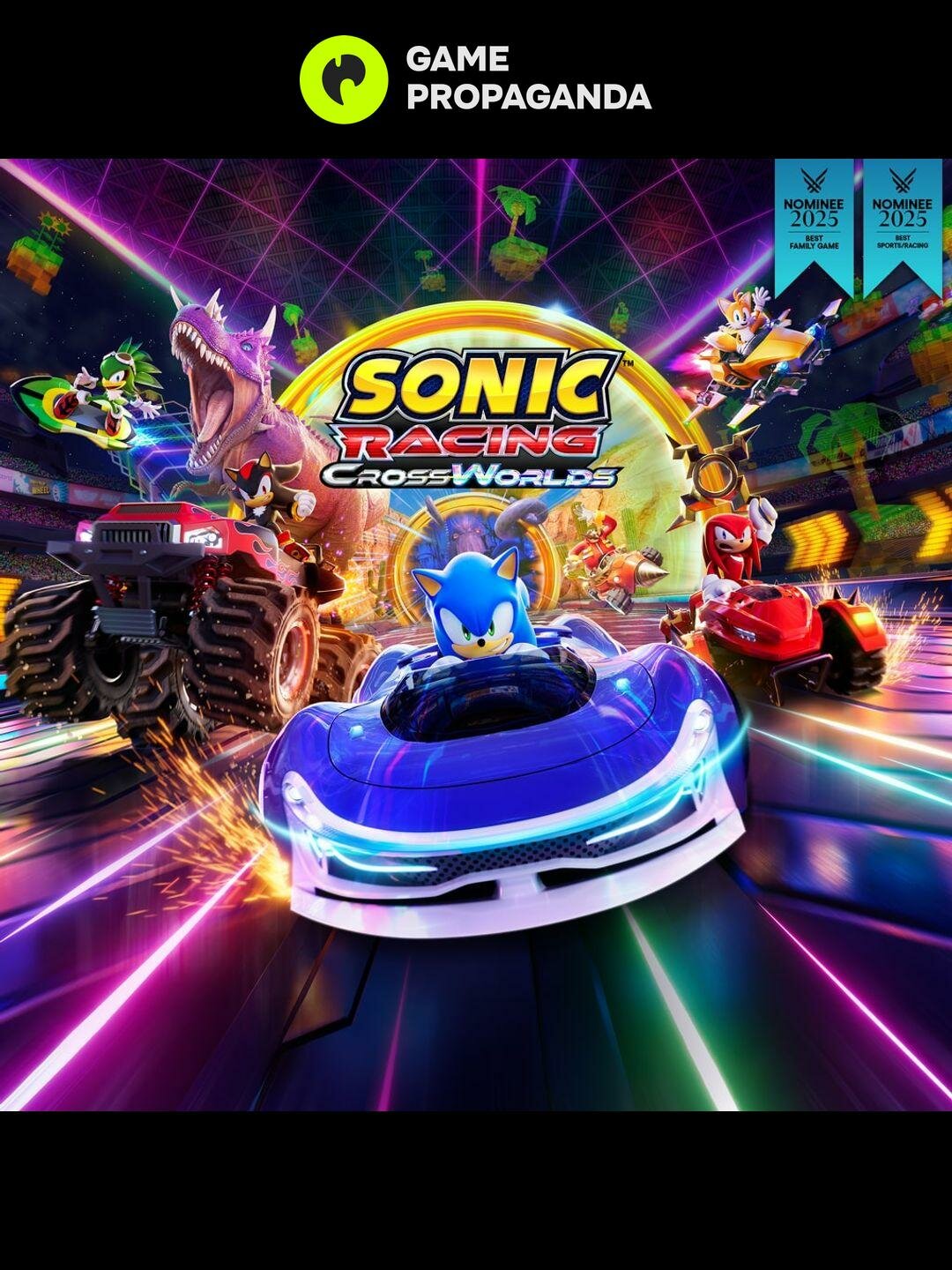 Игра Sonic Racing: CrossWorlds PS4, PS5. Турция. Цифровая версия