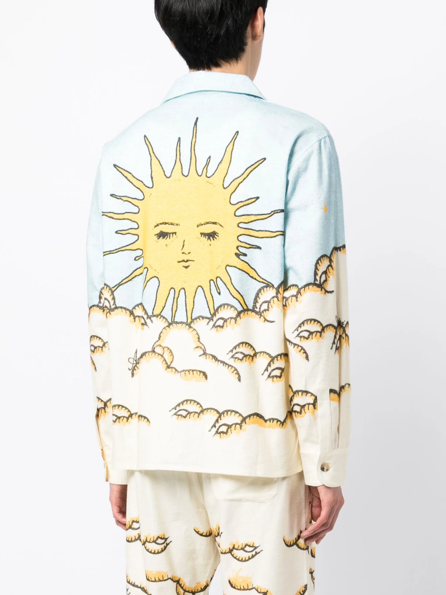 Накидка AMIRI Sunscape, размер 3XL, blue — фото 1