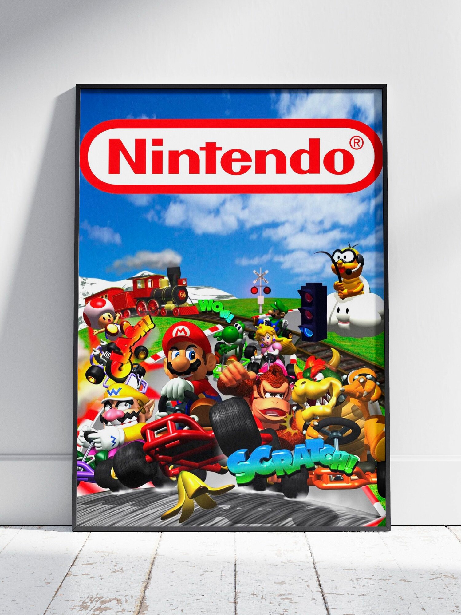 Плакат на стену для интерьера Бренды (Нинтендо - Nintendo 2) - Постер по моде и одежде формата A3 (30x42 см)