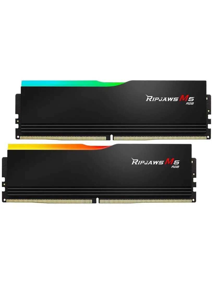 Оперативная память G.Skill RIPJAWS M5 RGB 32ГБ, DDR5, UDIMM, 6000 МГц, CL36