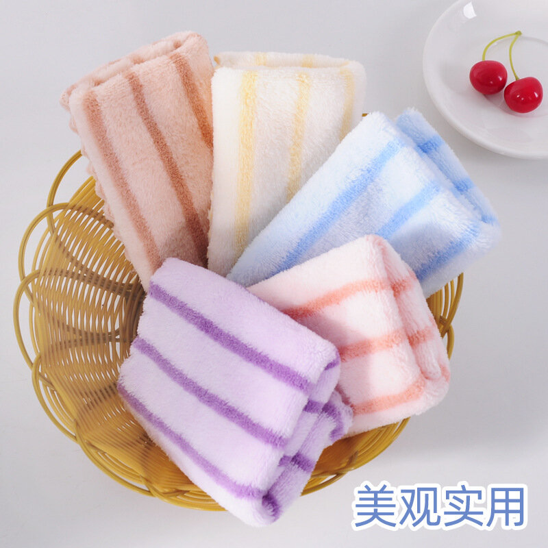 Коралловая флисовая салфетка для мытья посуды, впитывающая салфетка для уборки дома, для протирки столов, посуды, рук,