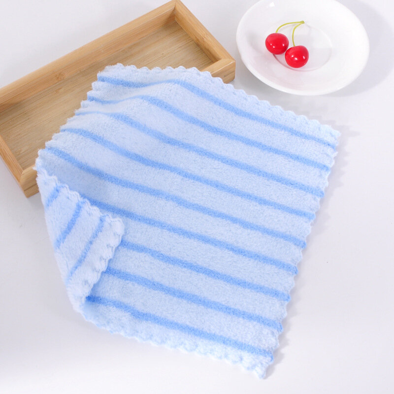 Коралловая флисовая салфетка для мытья посуды, впитывающая салфетка для уборки дома, для протирки столов, посуды, рук,