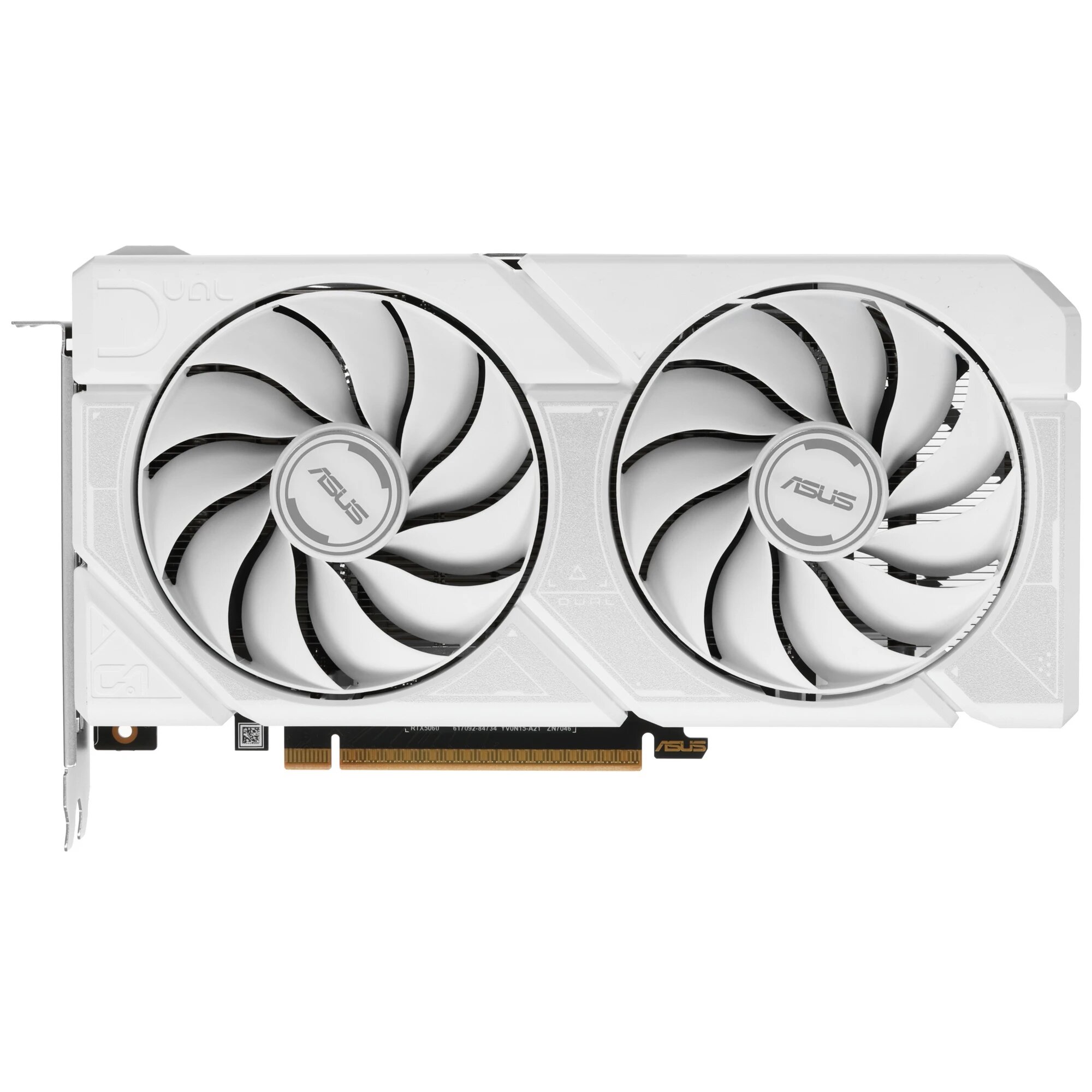 Видеокарта ASUS GeForce RTX 5060 DUAL WHITE OC 8GB (DUAL-RTX5060-O8G-WHITE), (90YV0N15-M0NA00)