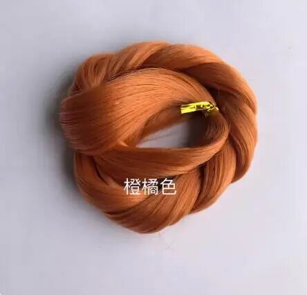 Саран волосы для кукол 30г 32 orange, 1bag