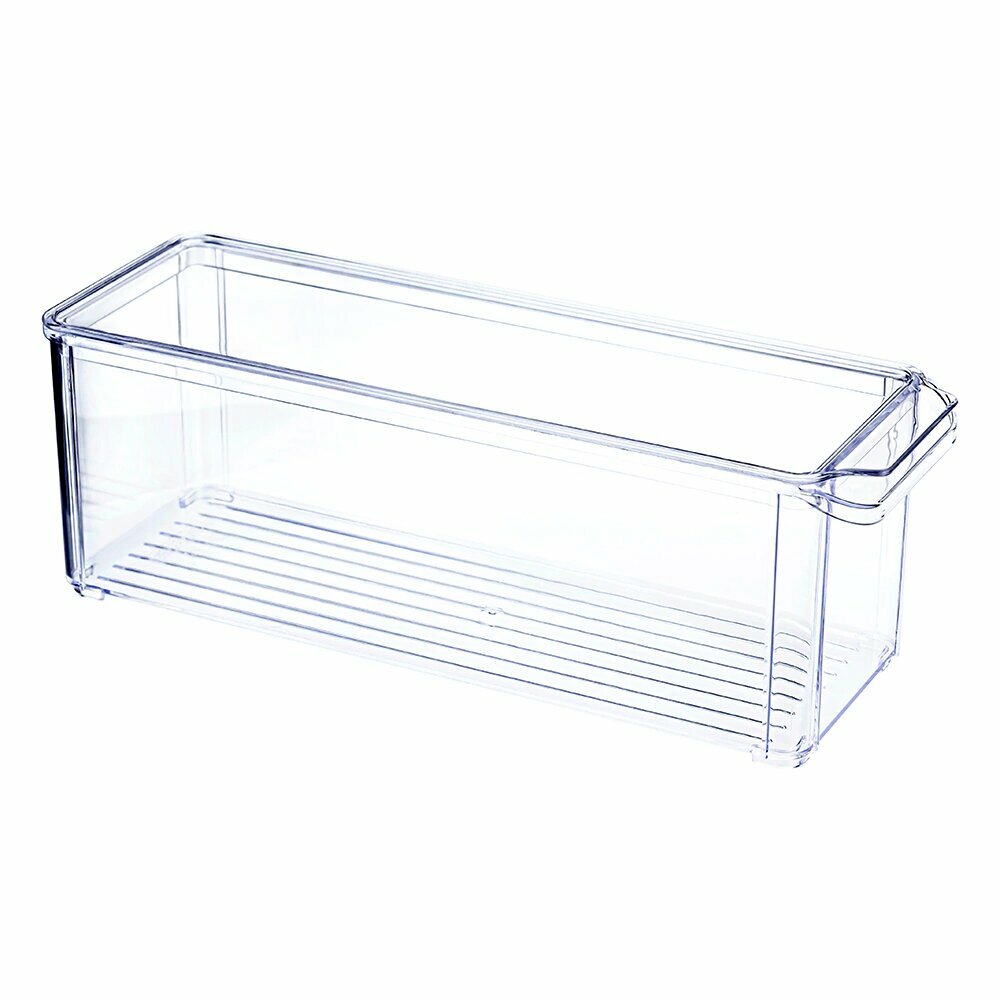 Органайзер с крышкой для холодильника IDEA, прозрачный, пластик, 30 x 10 x 10 см