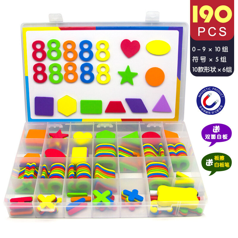 Магнитные наклейки с английским алфавитом, магнитные игрушки для детей, английская фонетика, эксклюзив для раннего образования на Amazon