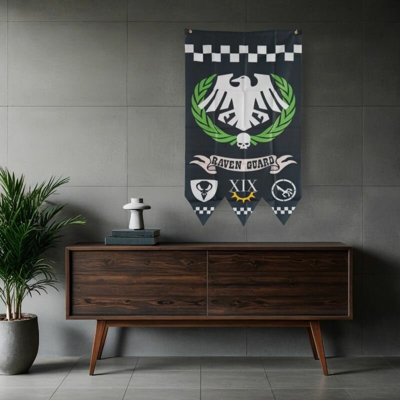 Боевой штандарт легиона 40K 70*120cm (Подходит для декоративных дверных занавесок, настенных украшений и картин)